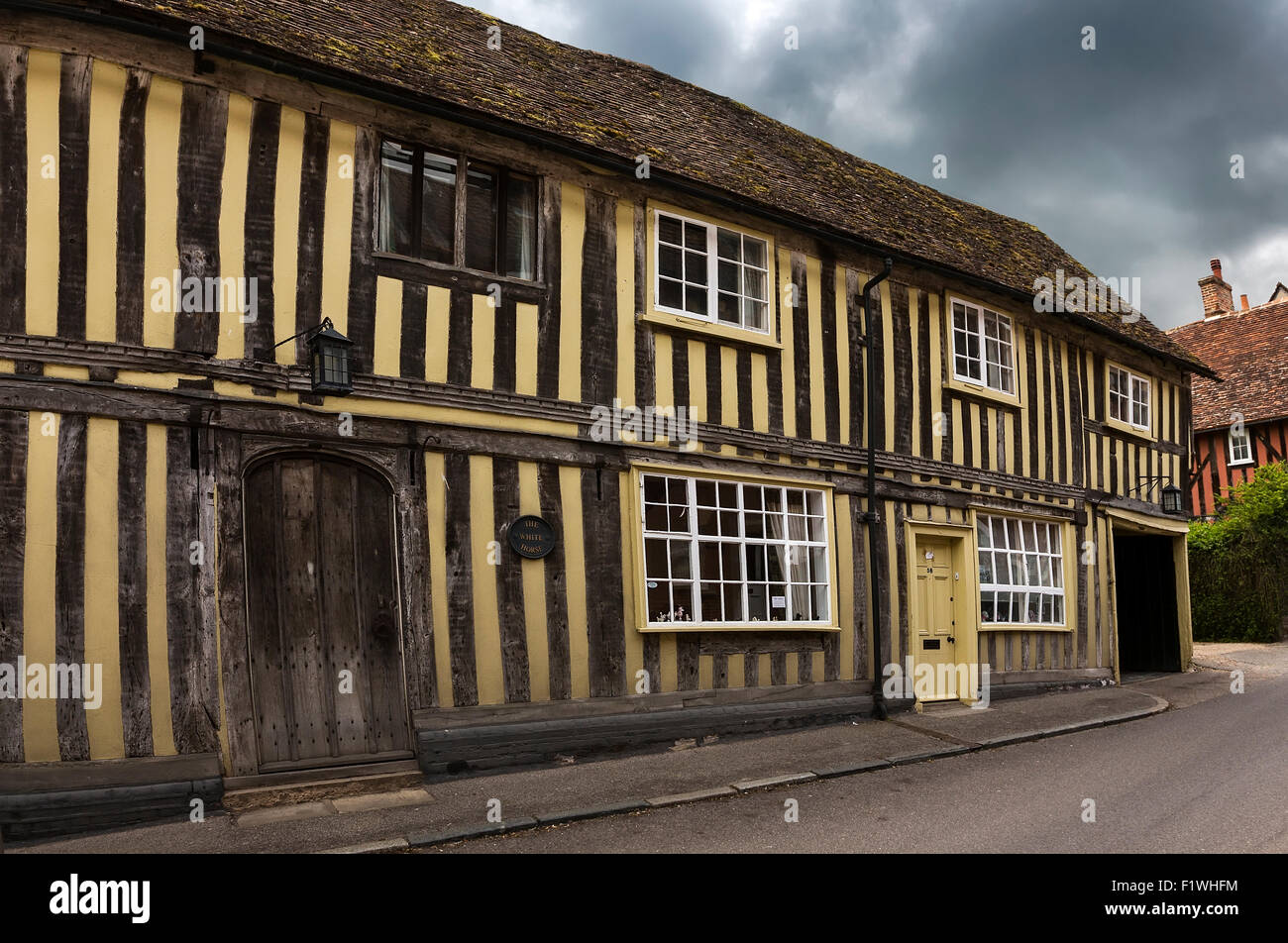 Lavenham, a village and civil parish in Suffolk, England noted for its ...