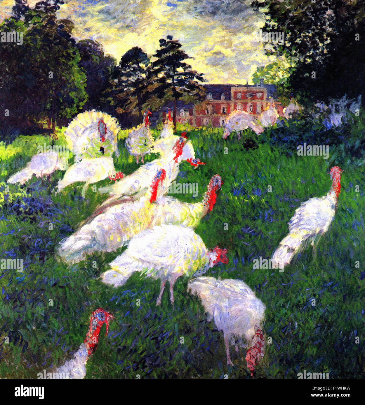Claude monet les dindons hi-res stock photography and images - Alamy