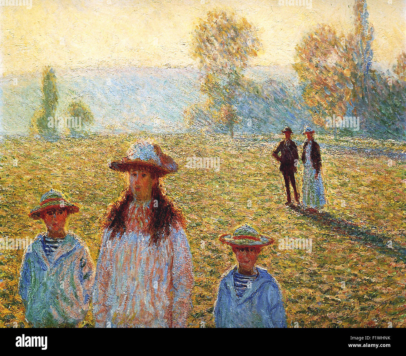 Claude monet paysage avec figures hi-res stock photography and images ...