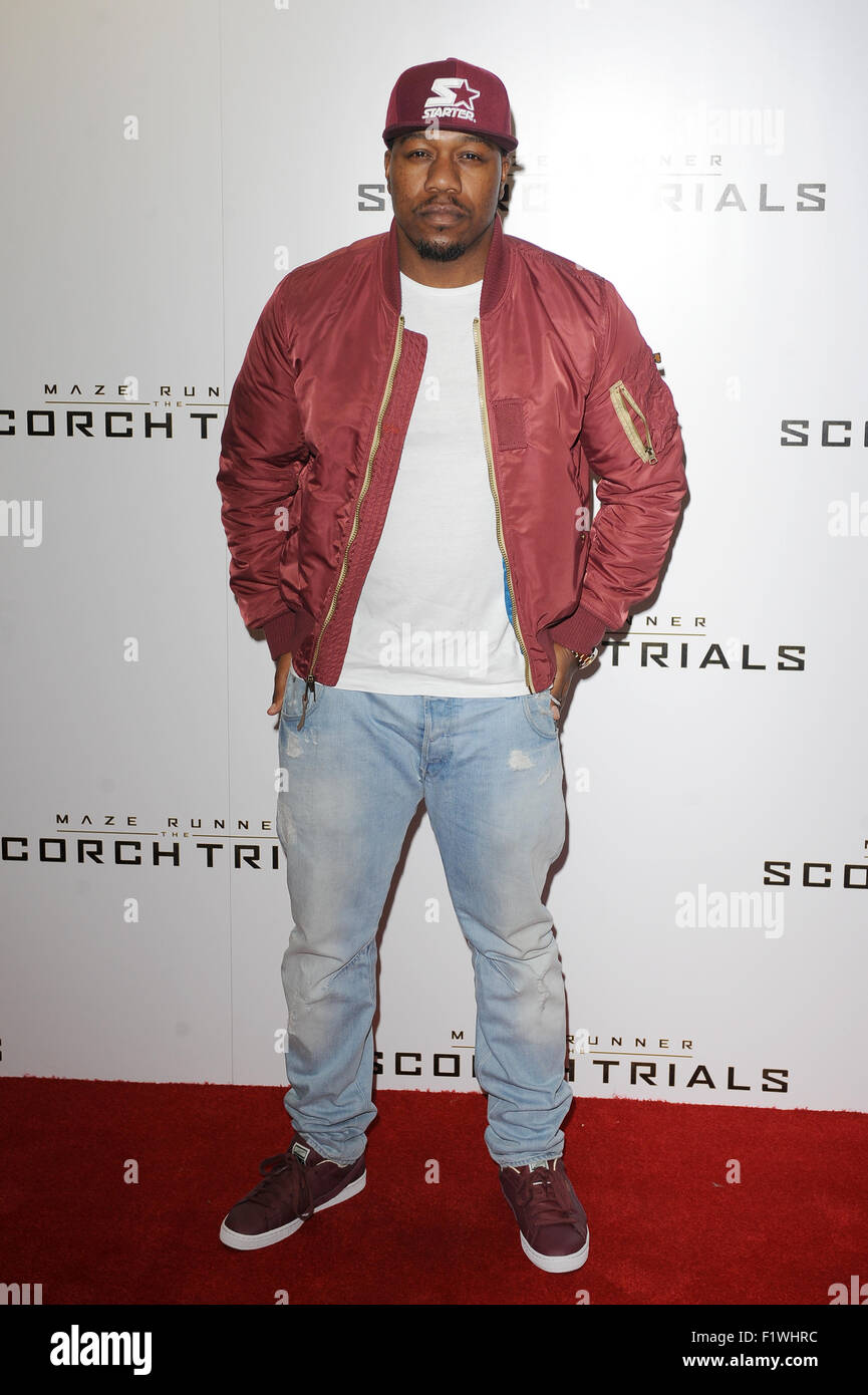 London, UK. 7th September, 2015. DJ Locksmith from band Rudimental ...