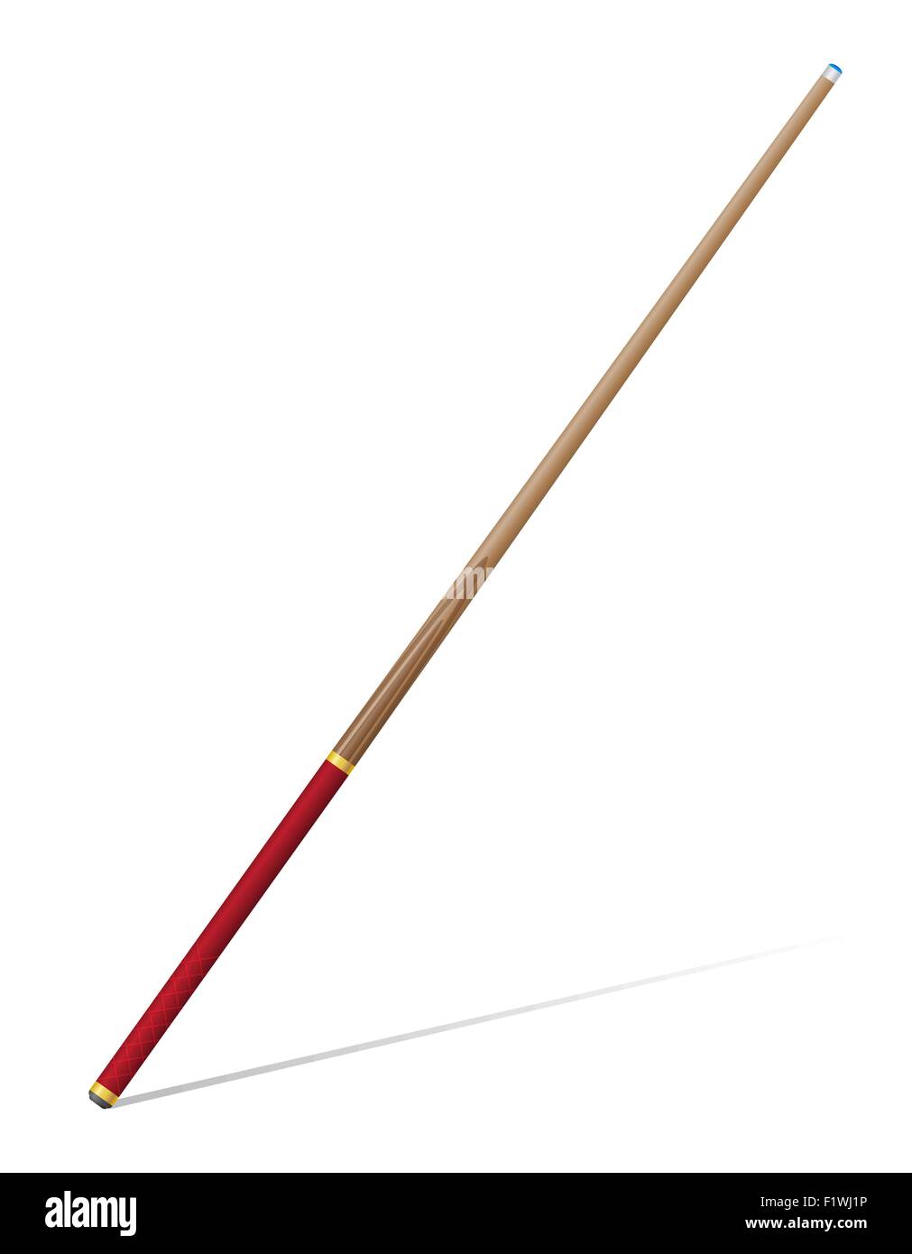 billiards cue vector illustration isolated on white background Stock ...