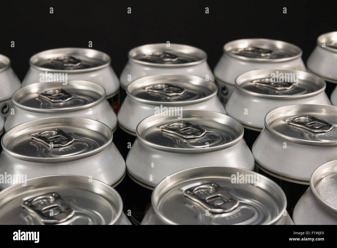 group of aluminum beverage cans Stock Photo - Alamy