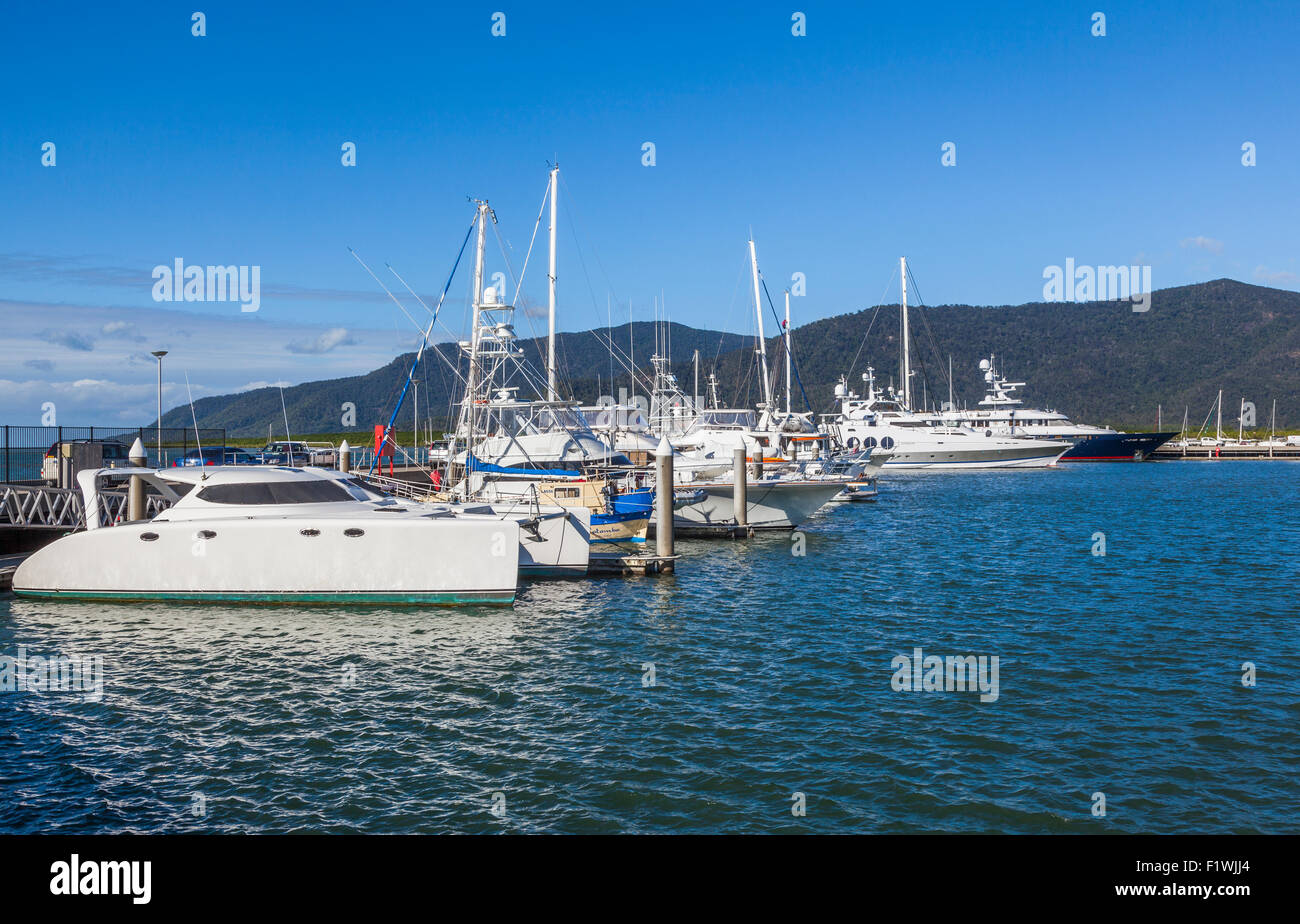Australia, Queensland, Cairns Marina at Trinity Inlet Stock Photo - Alamy