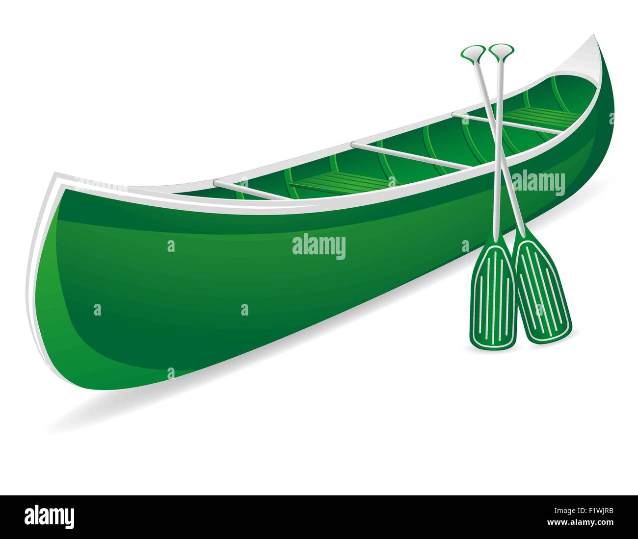 canoe vector illustration isolated on white background Stock Vector ...