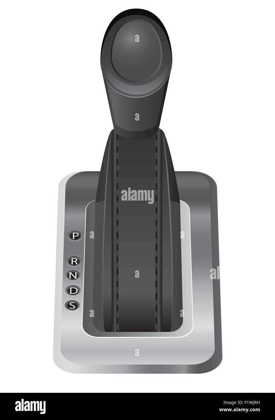 car gear lever vector illustration isolated on white background Stock ...