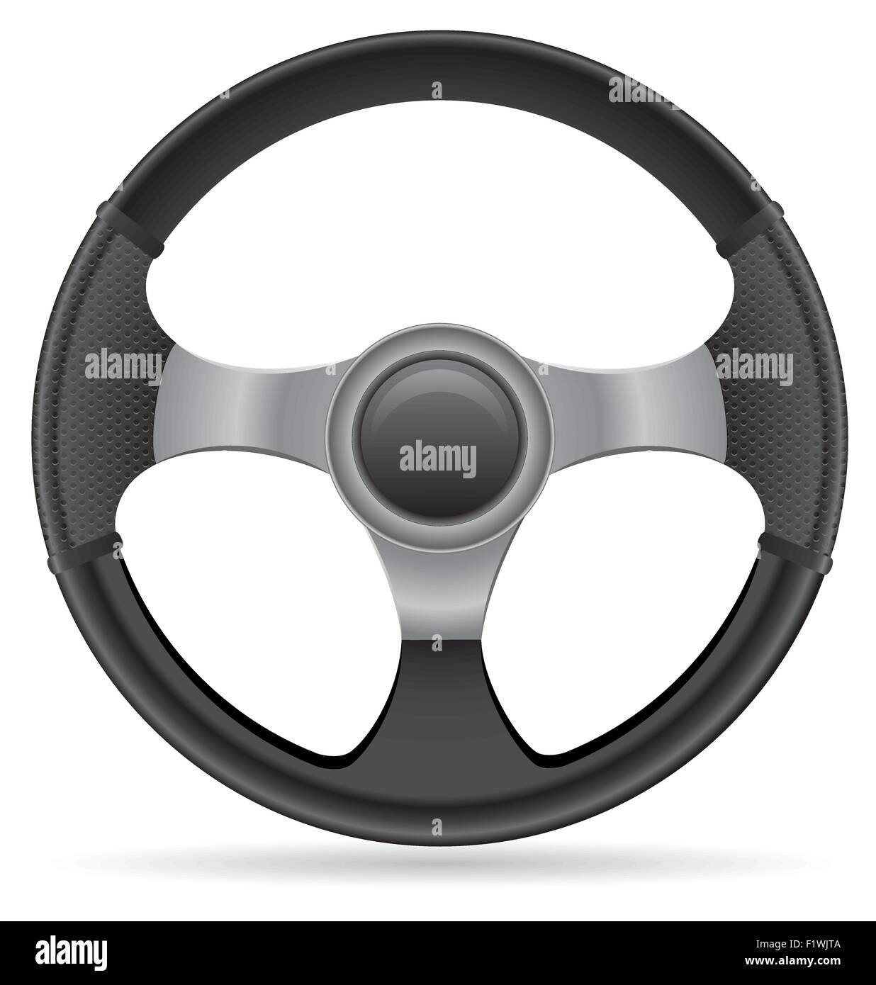 car steering wheel vector illustration isolated on white background ...