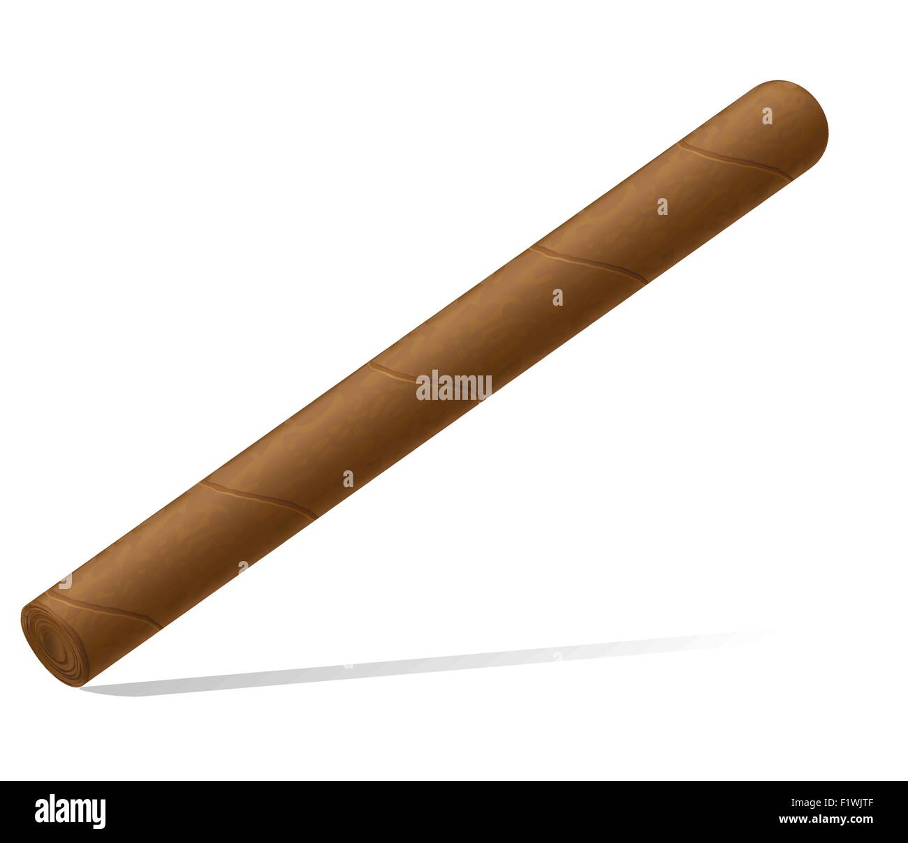 cigar vector illustration isolated on white background Stock Vector ...