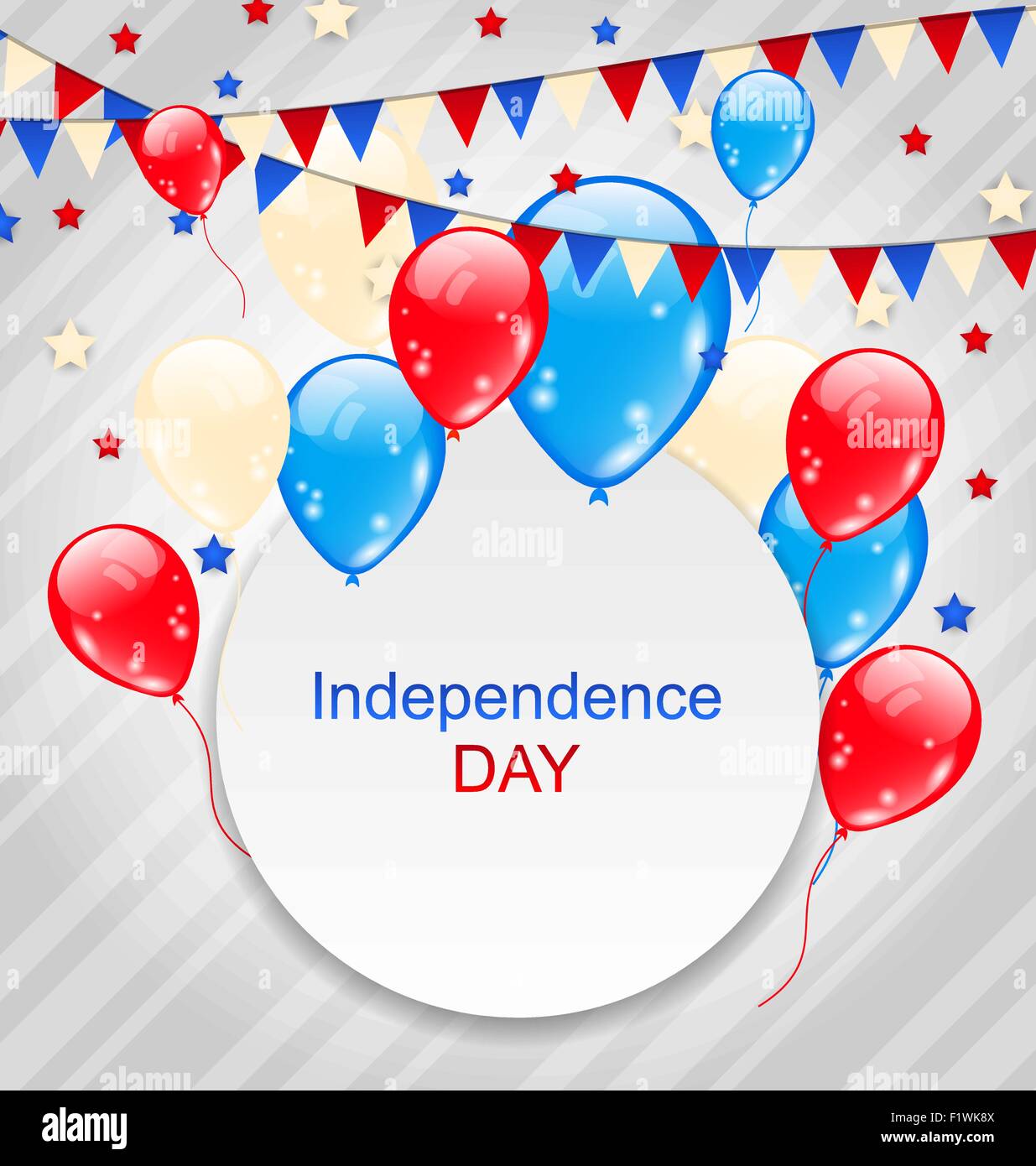 Celebration Card with Balloons Stock Vector Image & Art - Alamy