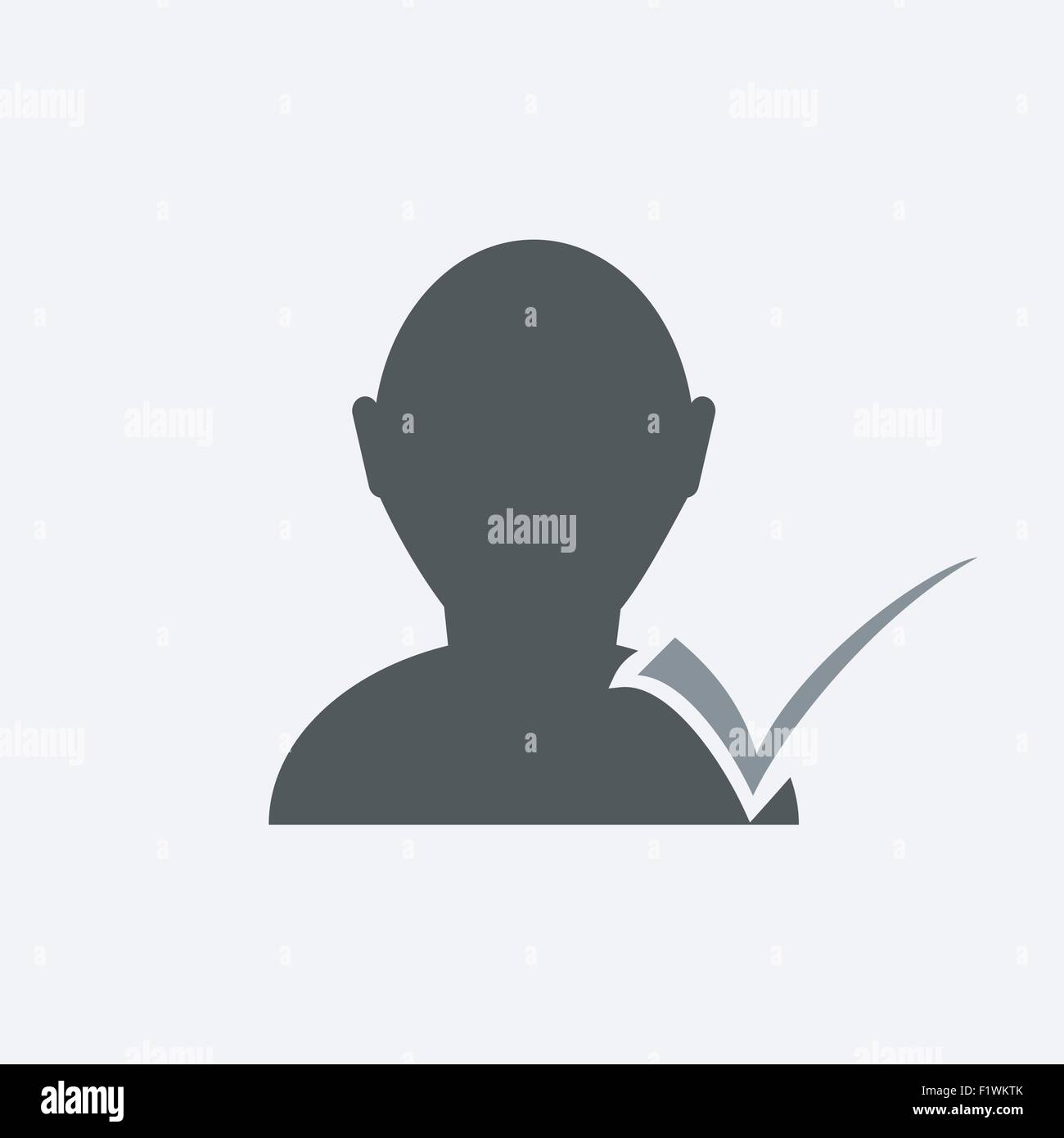 Man bust silhouette hi-res stock photography and images - Alamy