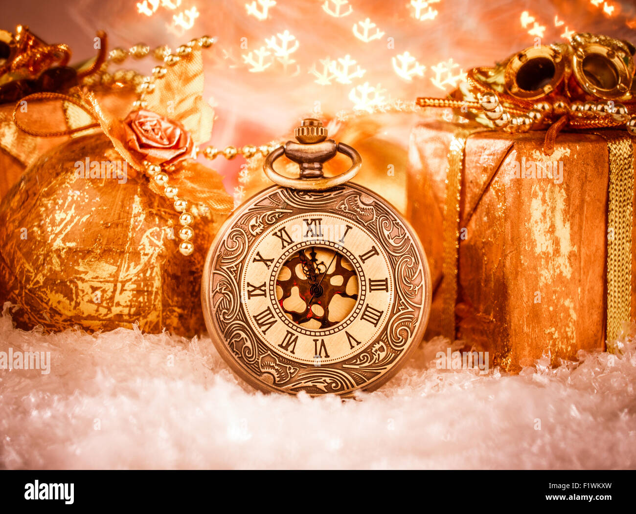 Christmas pocket watch still life Stock Photo - Alamy Christmas pocket watch still life Stock Photo - Alamy