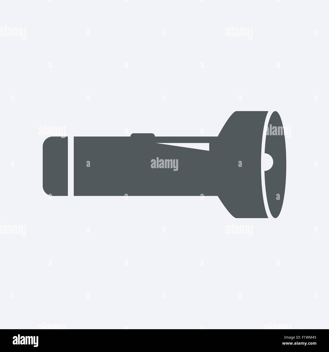 Modern metal flashlight. eps10 Stock Vector Image & Art - Alamy