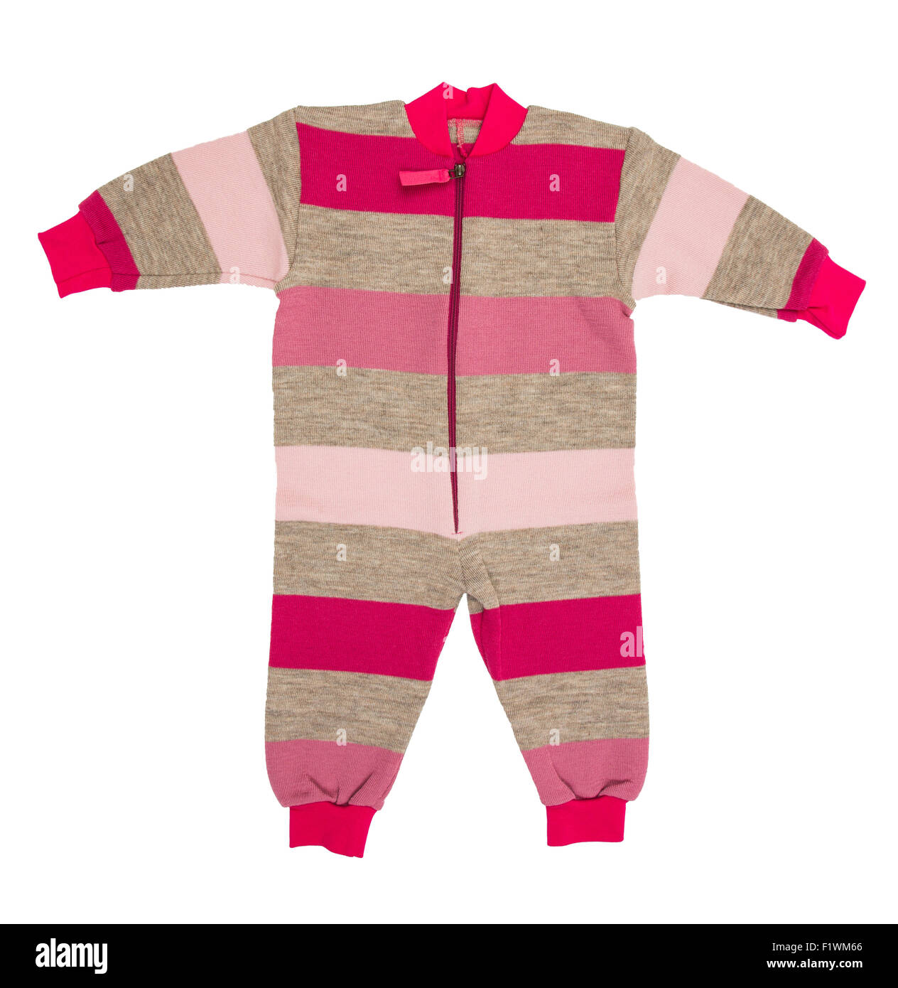 Baby wool clothes isolated on white background Stock Photo - Alamy