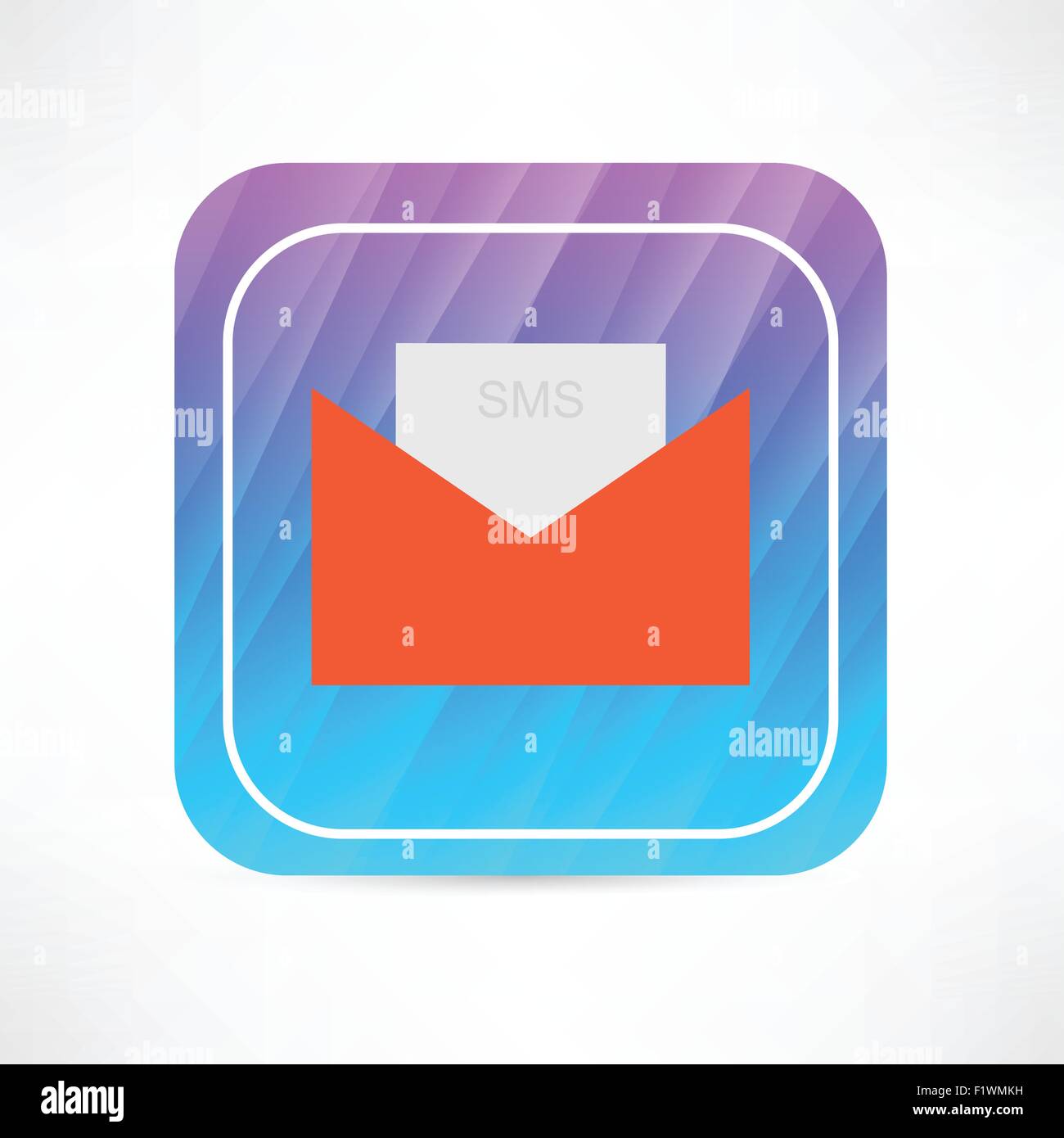 sms envelop icon Stock Vector Image & Art - Alamy