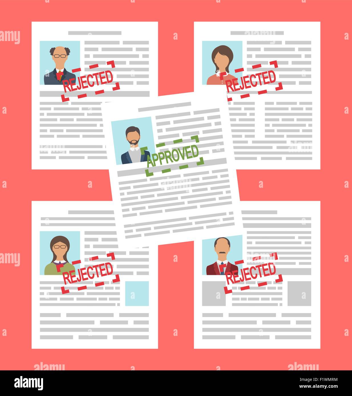 Human resources stamp hi-res stock photography and images - Alamy