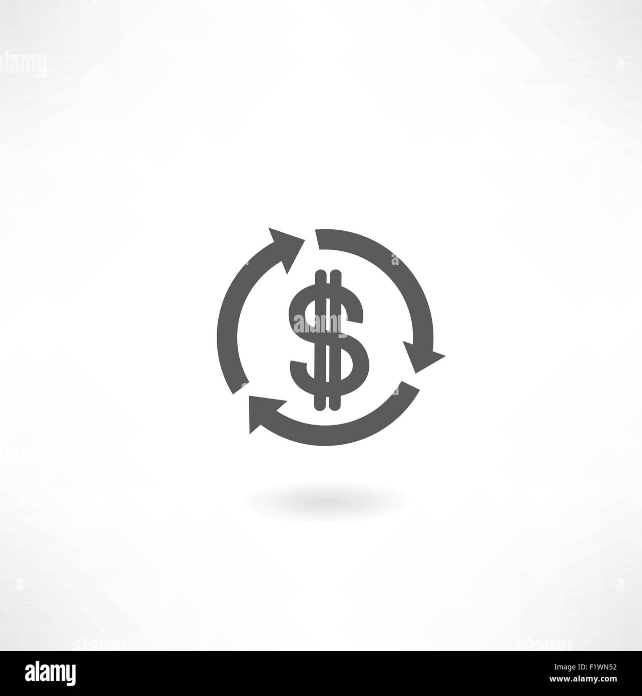 Dollar arrow icon Stock Vector Image & Art - Alamy
