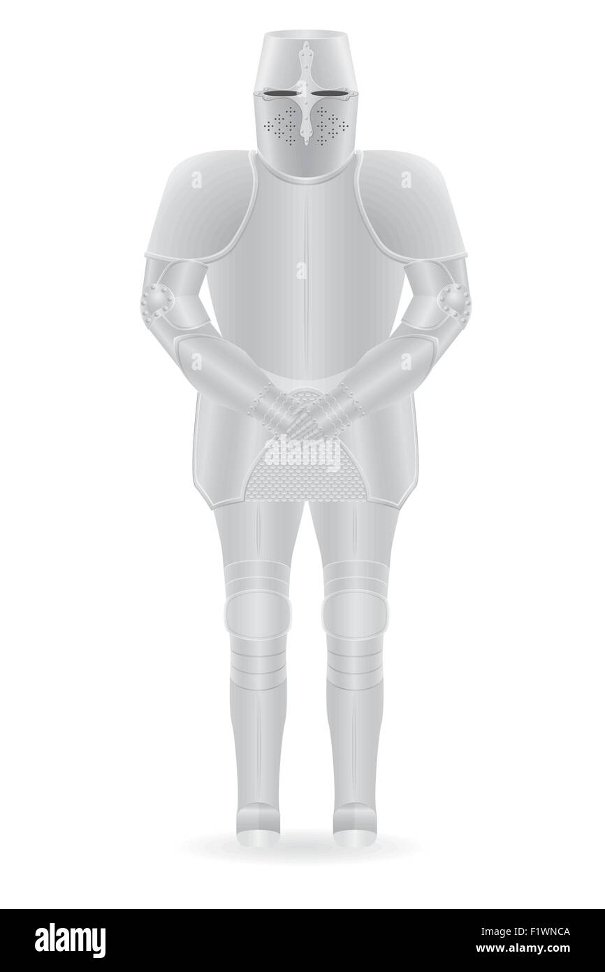 knight armor vector illustration isolated on background Stock Vector ...