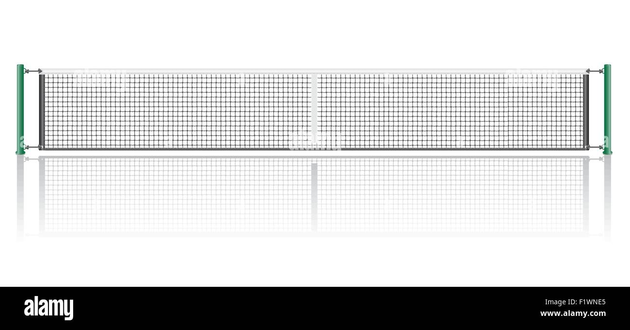 net for the game of tennis vector illustration isolated on white ...