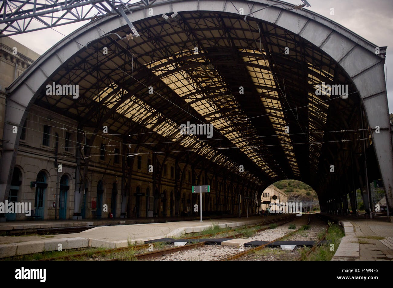 Portbou railway station hi-res stock photography and images - Alamy