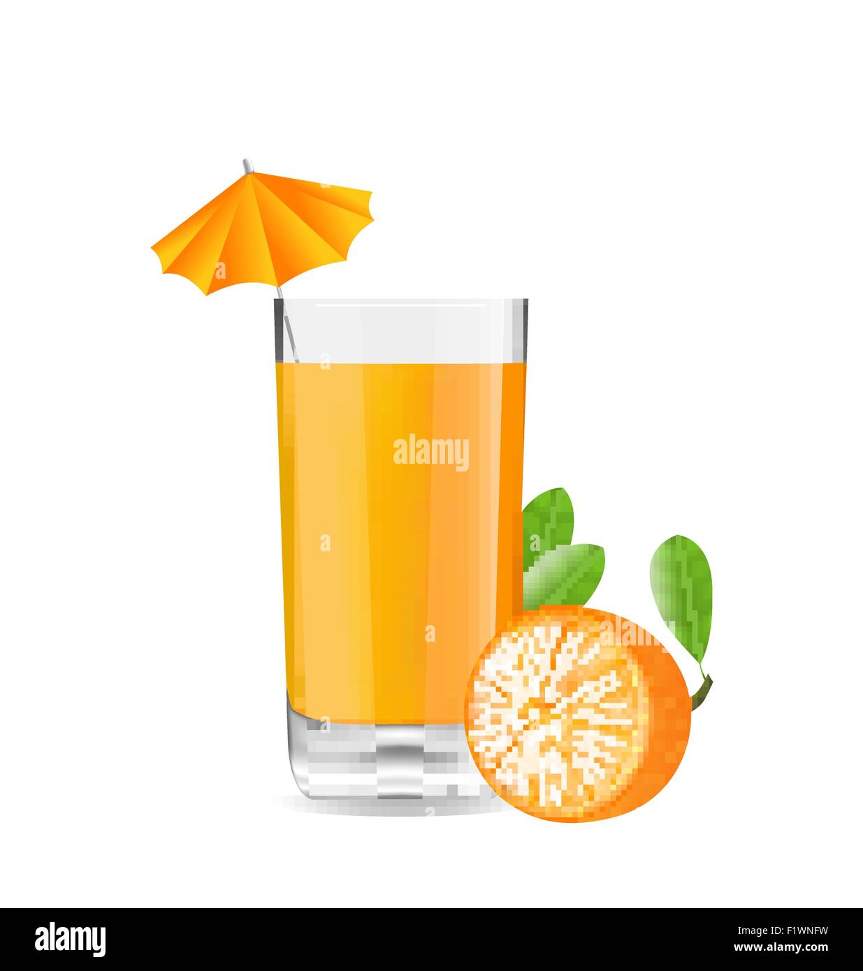 Orange Cool Cocktail Stock Vector Image & Art - Alamy