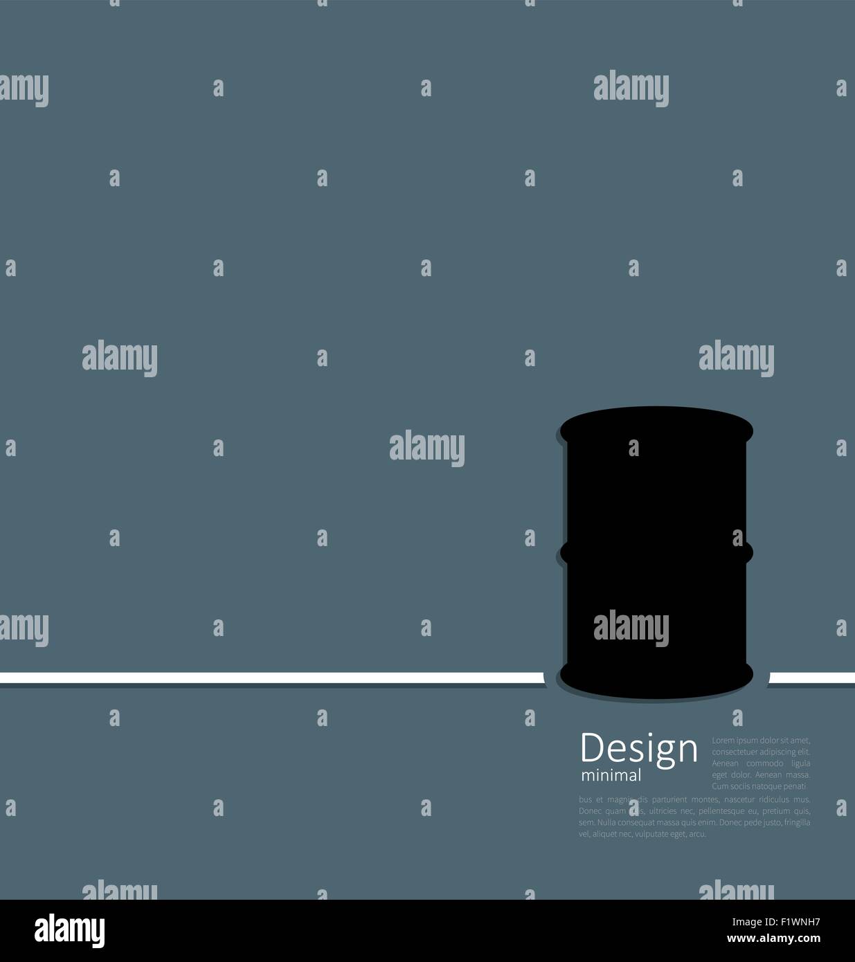 Illustration black oil barrel roll, logo template corporate styl Stock ...