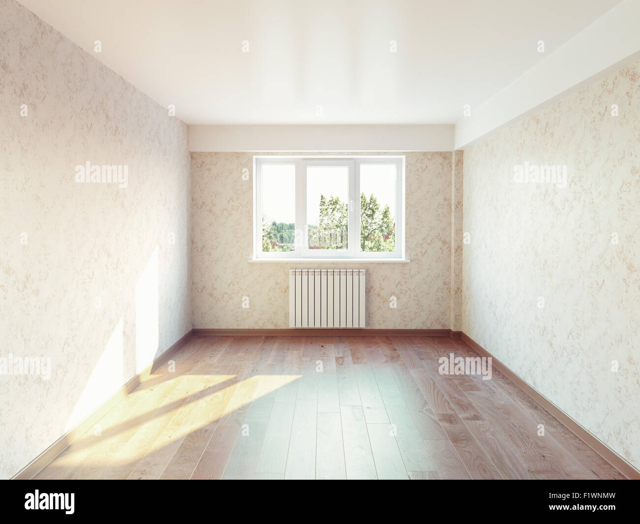 empty room interior. 3d concept Stock Photo - Alamy