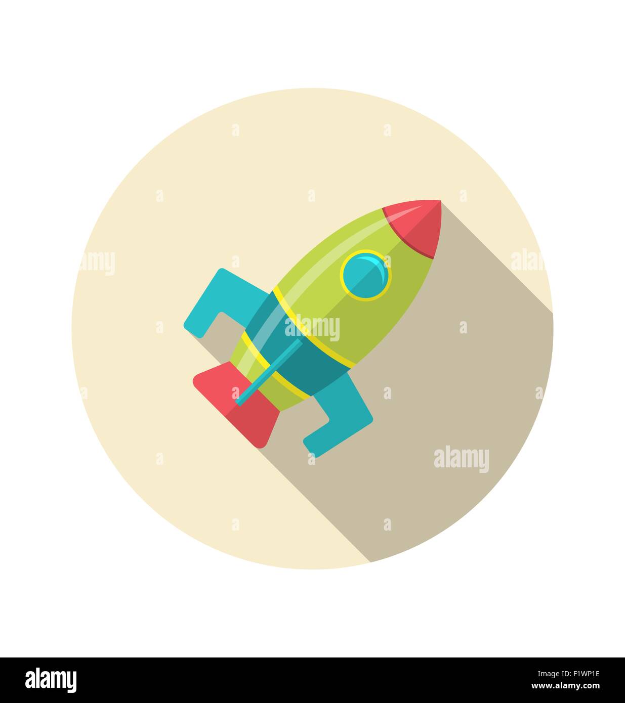 Space travel icon rocket Stock Vector Images - Alamy