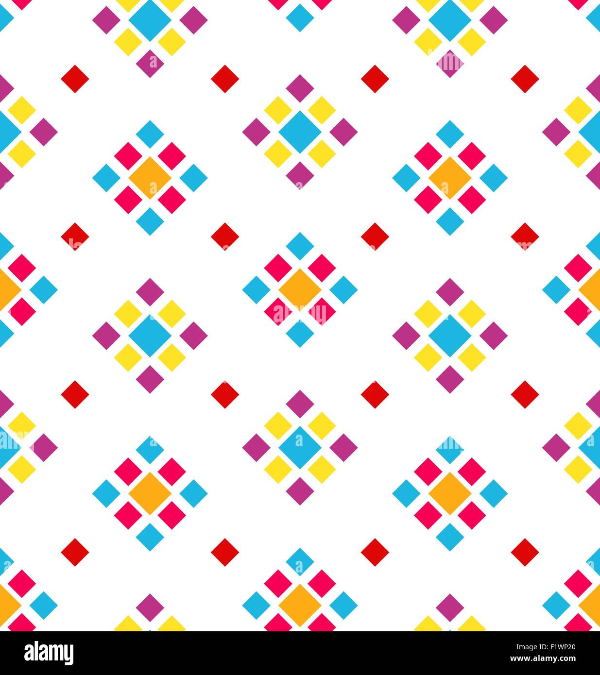 Seamless Geometric Texture with Colorful Rhombus, Periodic Background ...
