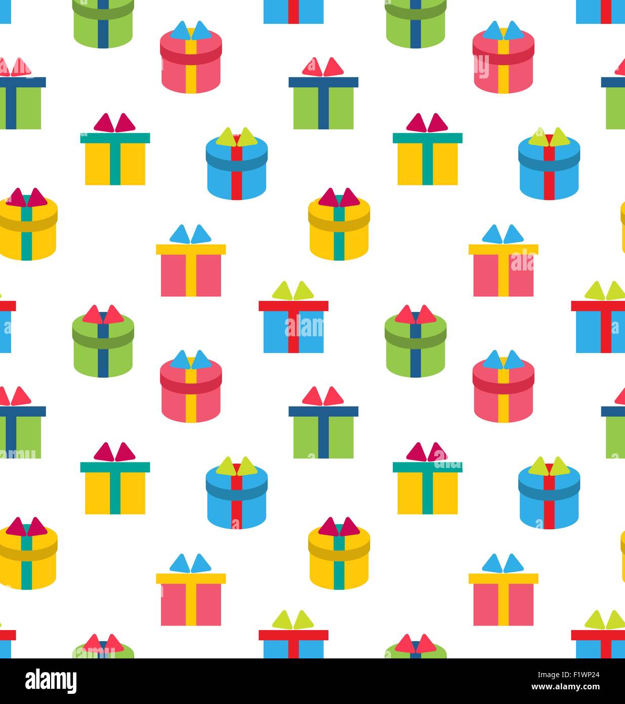 Seamless Texture of Colorful Present Boxes Stock Vector Image & Art - Alamy