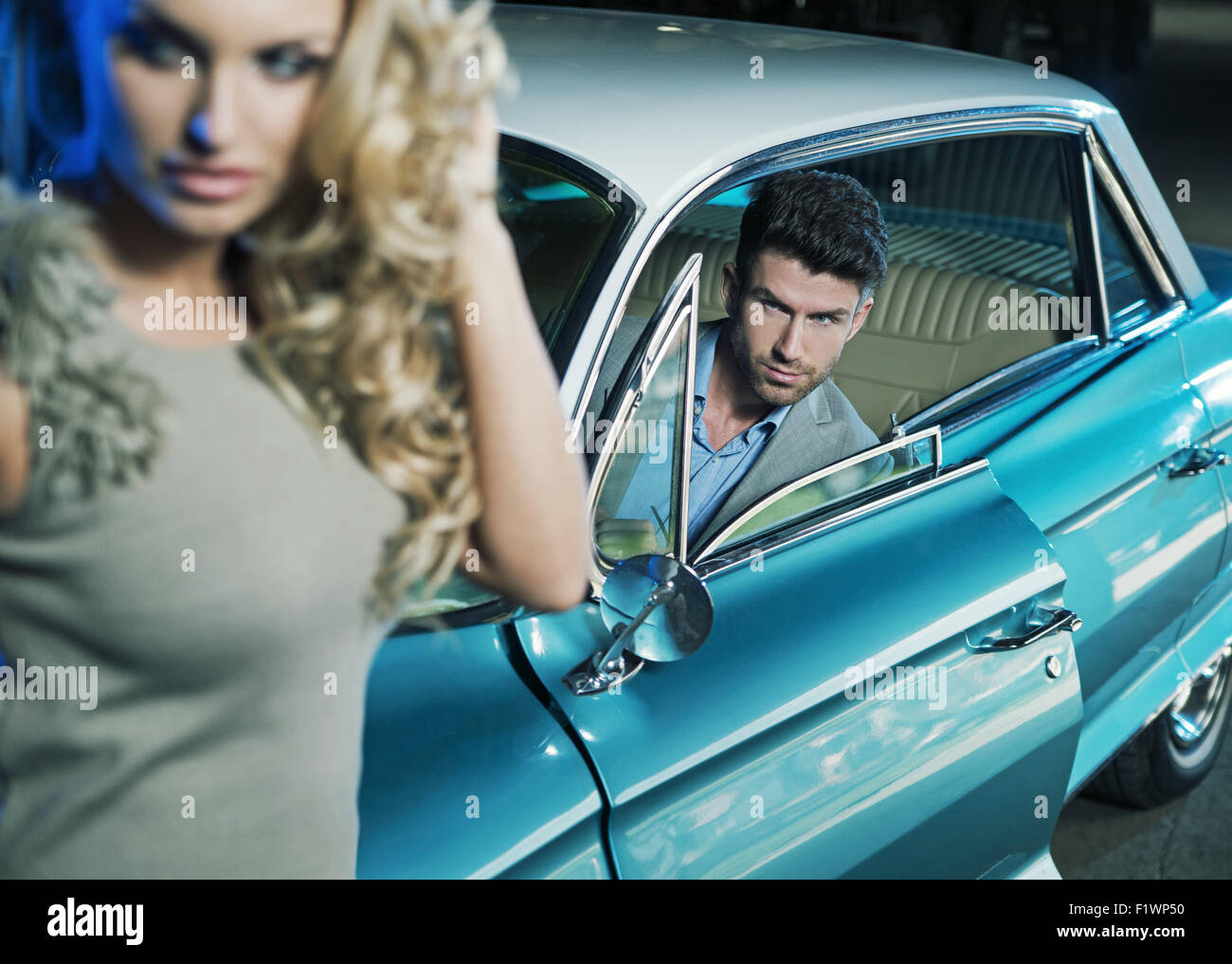 Smart marriage couple during the honeymoon Stock Photo - Alamy