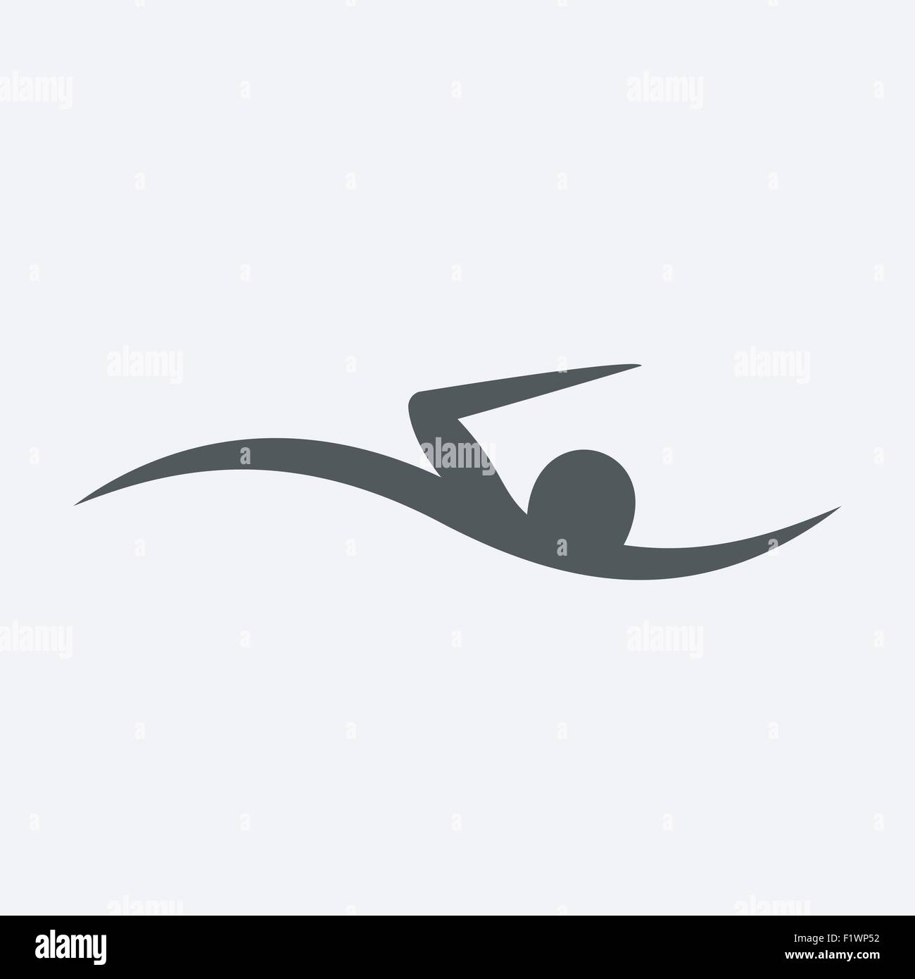 Professional male swimmer Stock Vector Images - Alamy