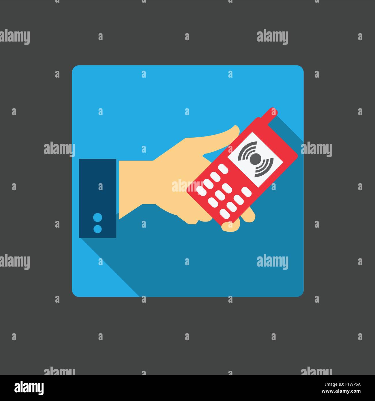 mobile phone icon Stock Vector Image & Art - Alamy