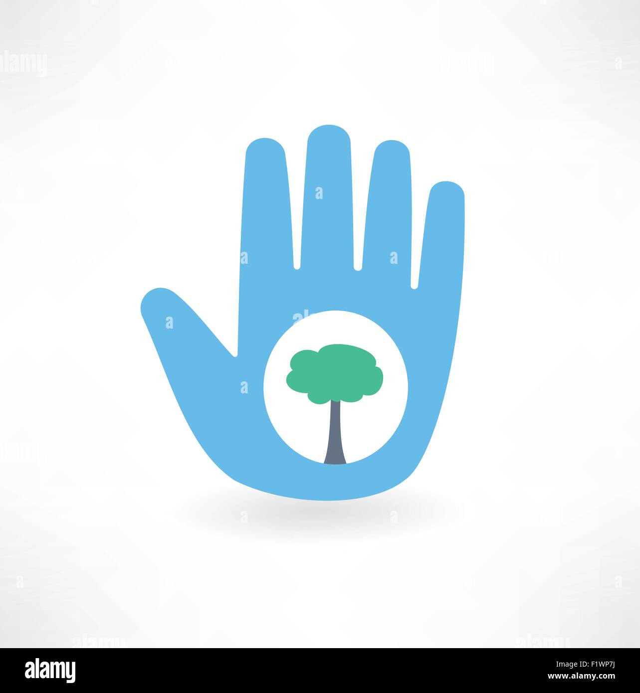 eco icon with tree Stock Vector Image & Art - Alamy