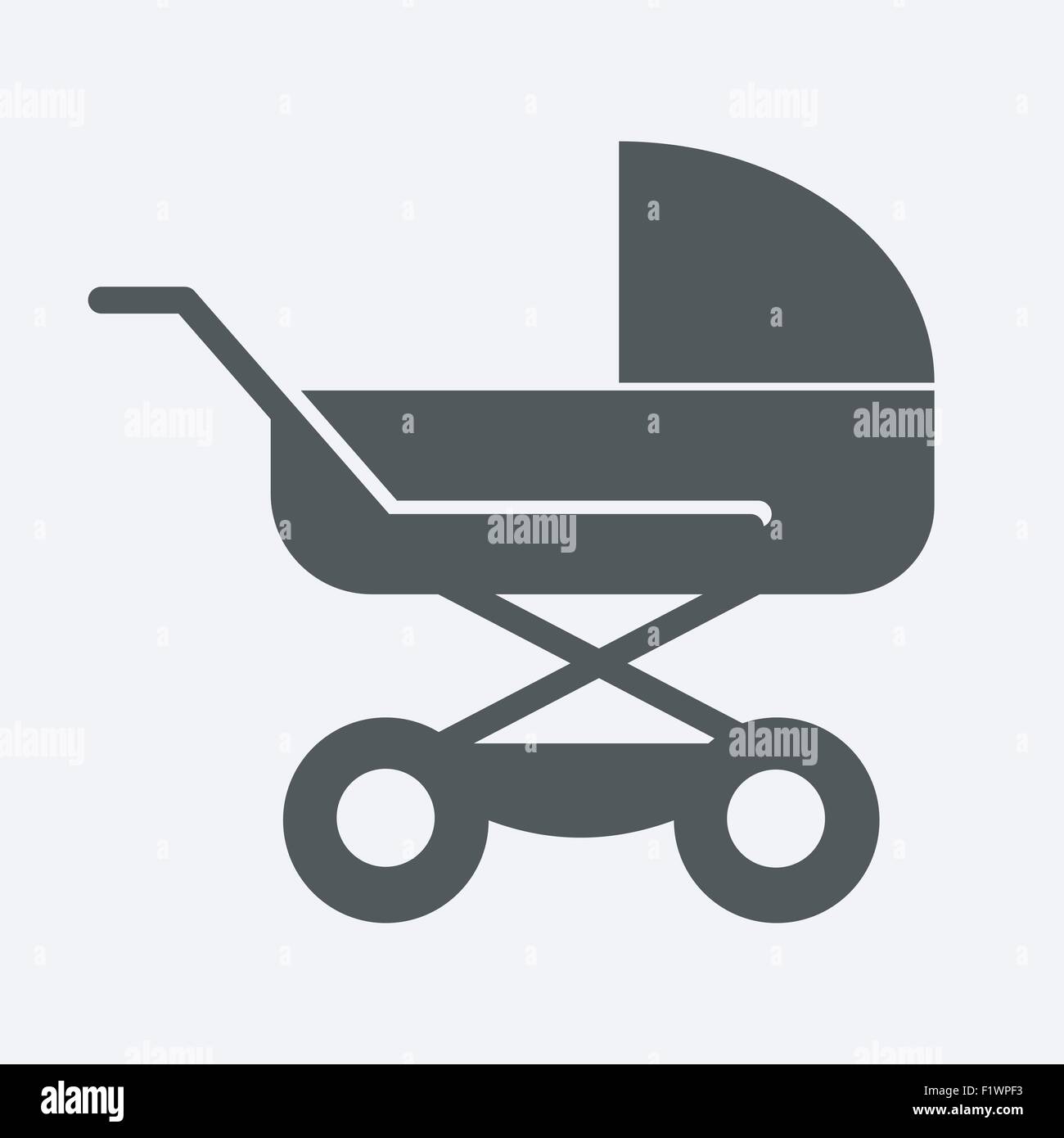 Man pram vector icon hi-res stock photography and images - Alamy