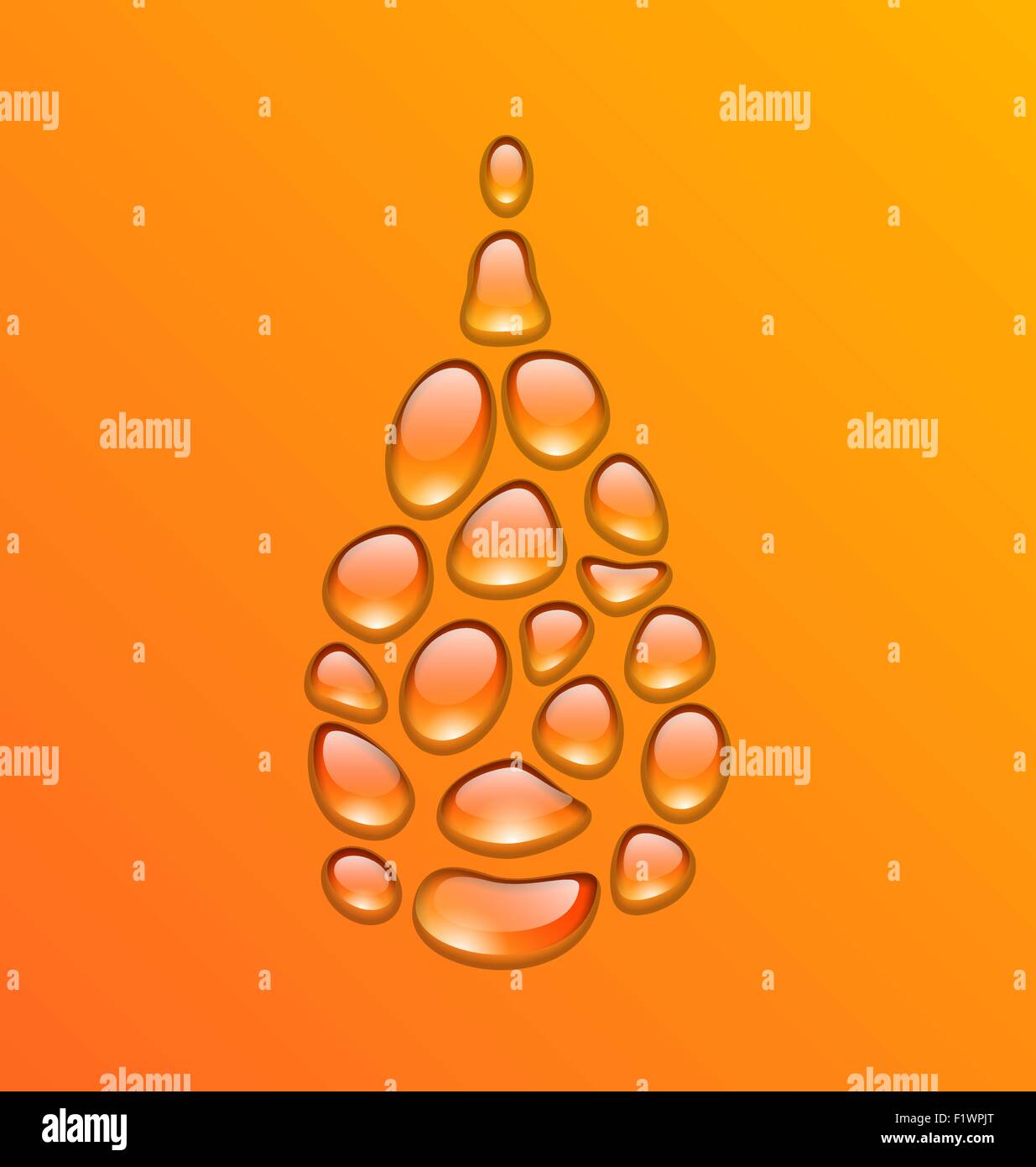 Made of water drops Stock Vector Images - Alamy