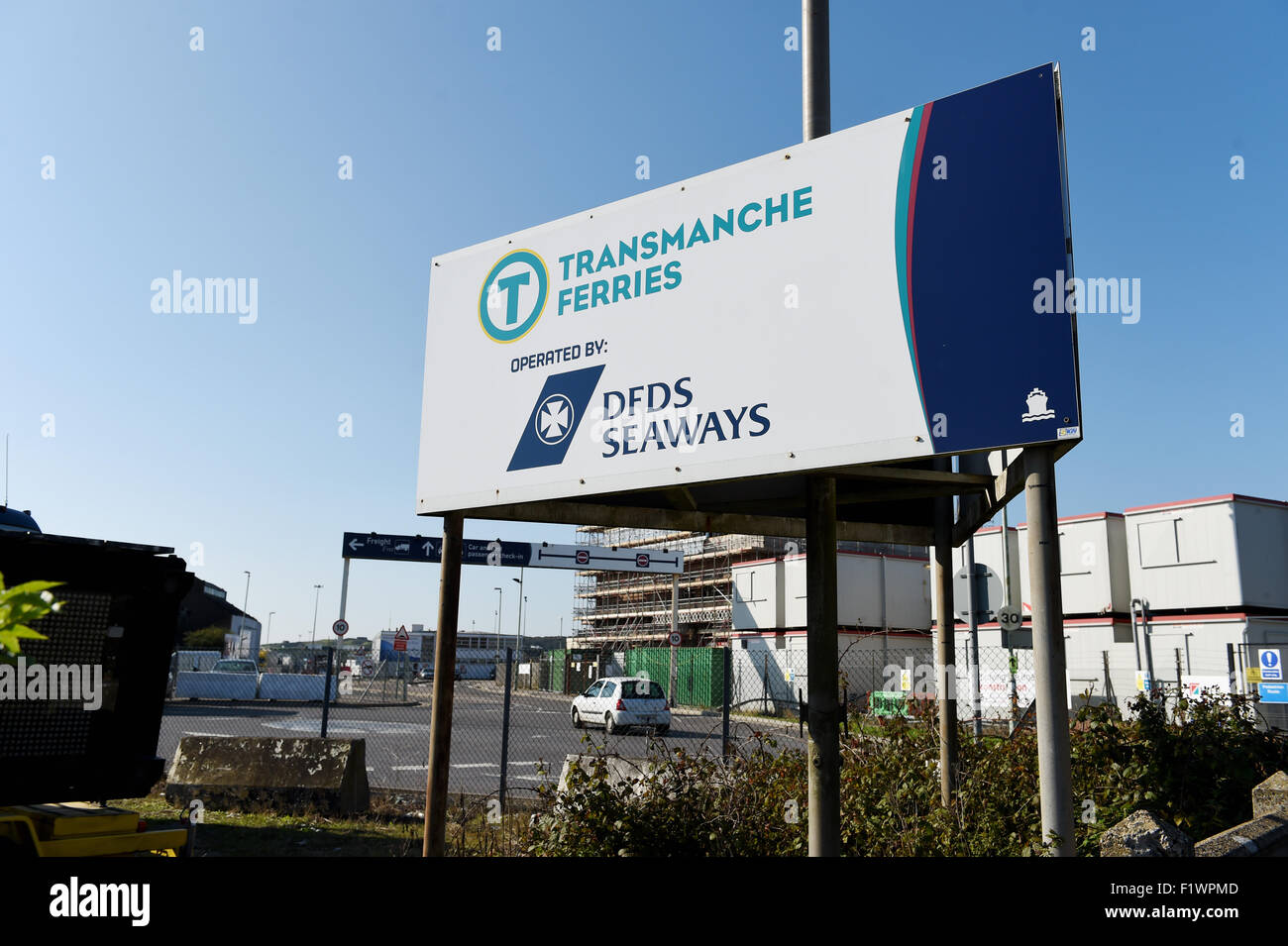 Transmanche Ferry Terminal at Newhaven East Sussex UK Stock Photo - Alamy