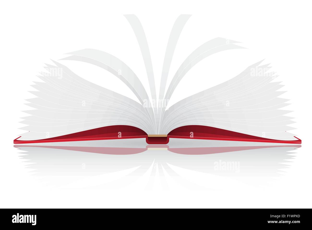 open book vector illustration isolated on white background Stock Vector ...