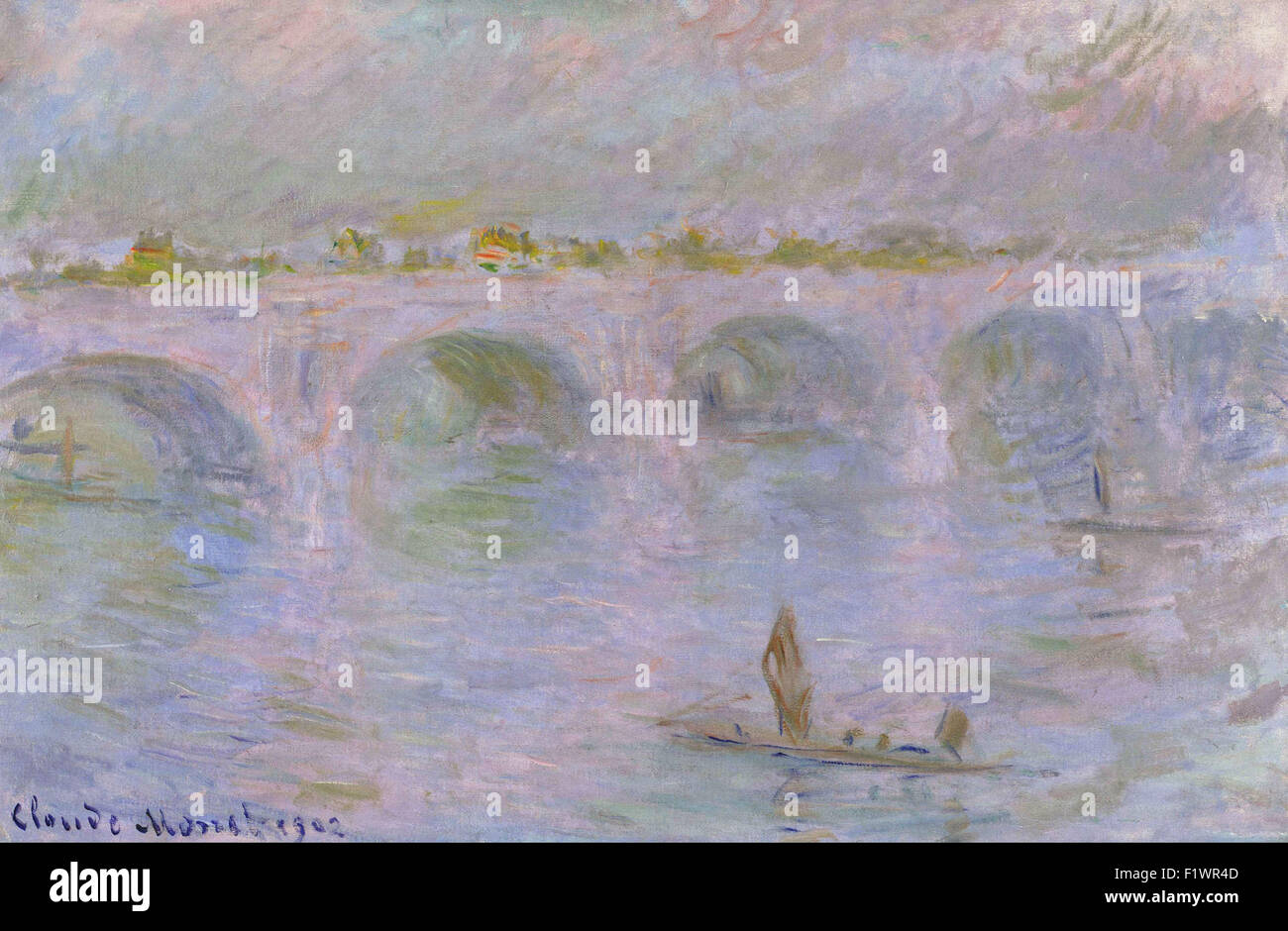 Claude Monet - Waterloo Bridge in London Stock Photo - Alamy