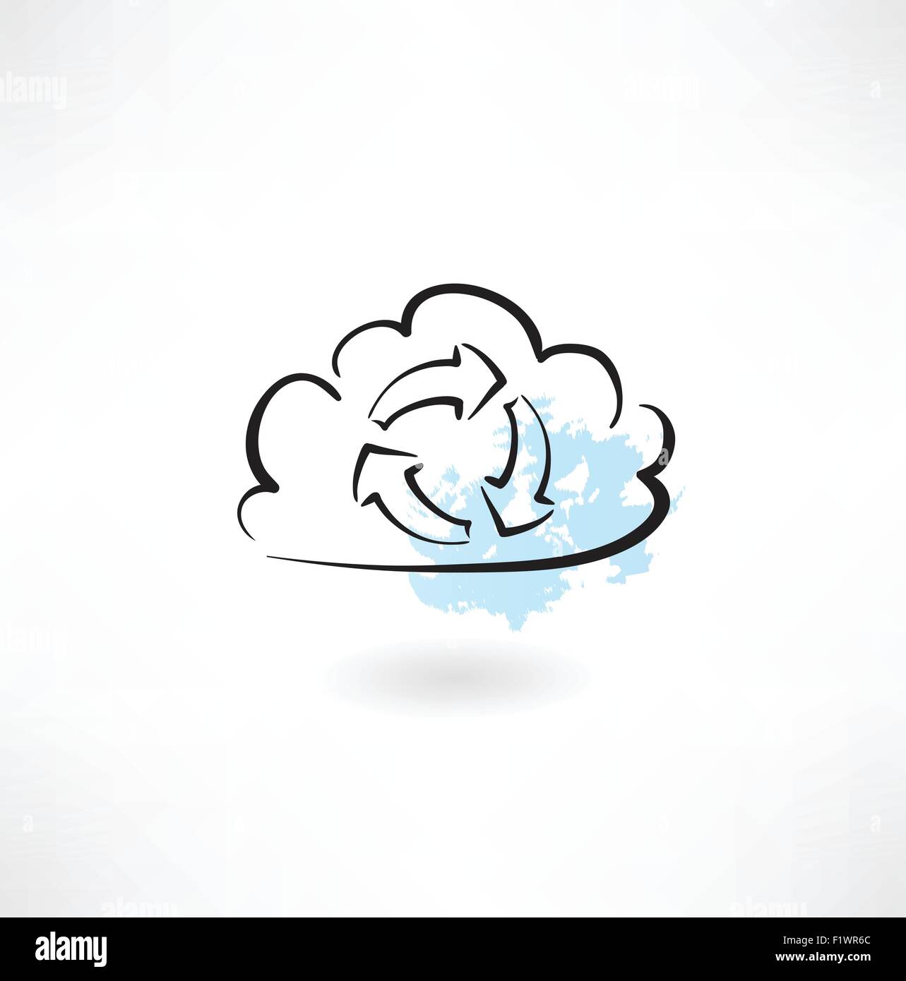 cloud cycle icon Stock Vector Image & Art - Alamy