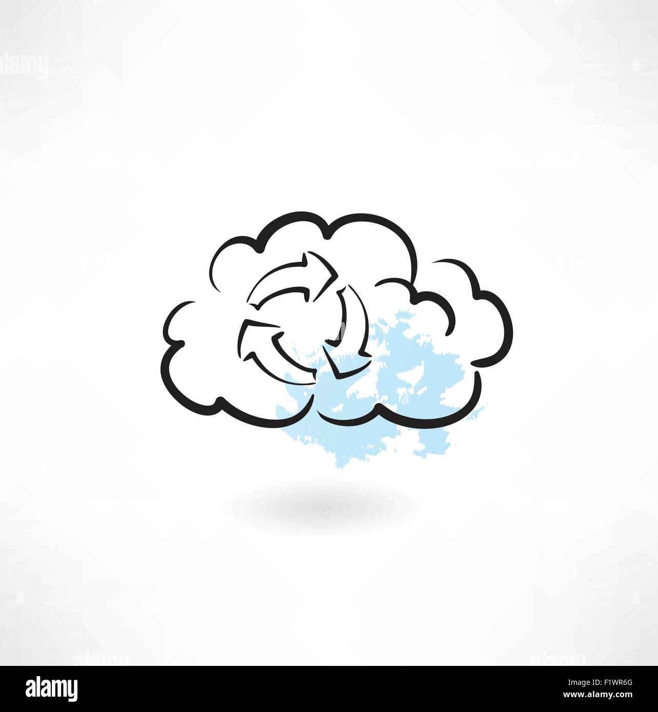 cloud cycle icon Stock Vector Image & Art - Alamy