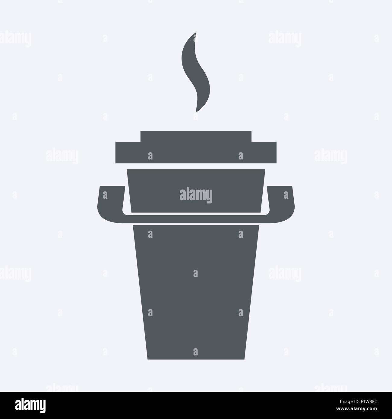 Takeaway cup illustration Stock Vector Images - Alamy