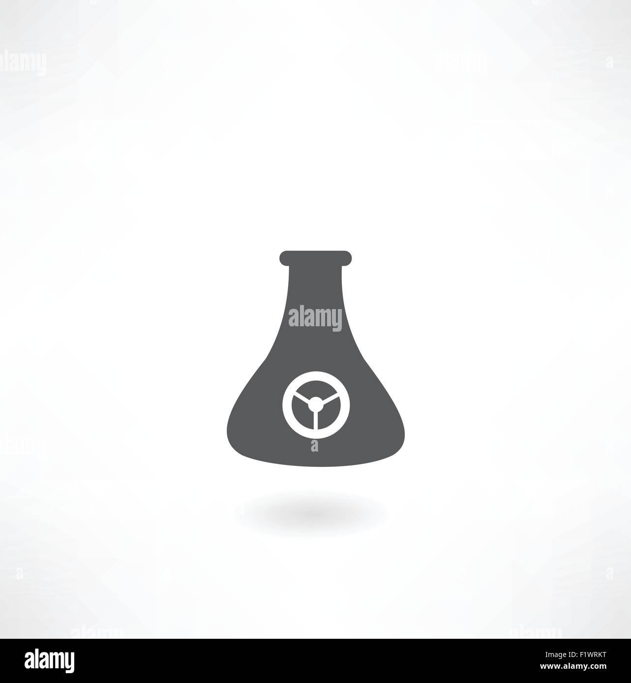 vial with a label icon Stock Vector Image & Art - Alamy