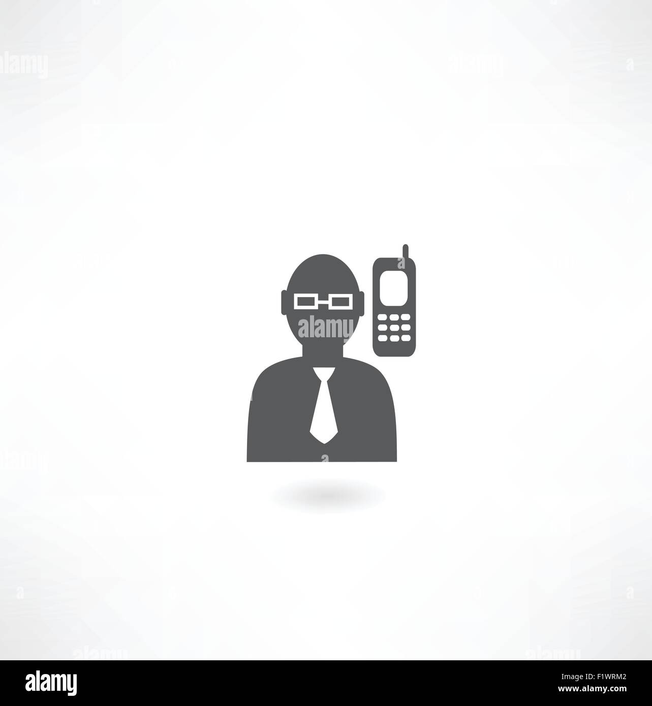 man talking on the phone icon Stock Vector Image & Art - Alamy