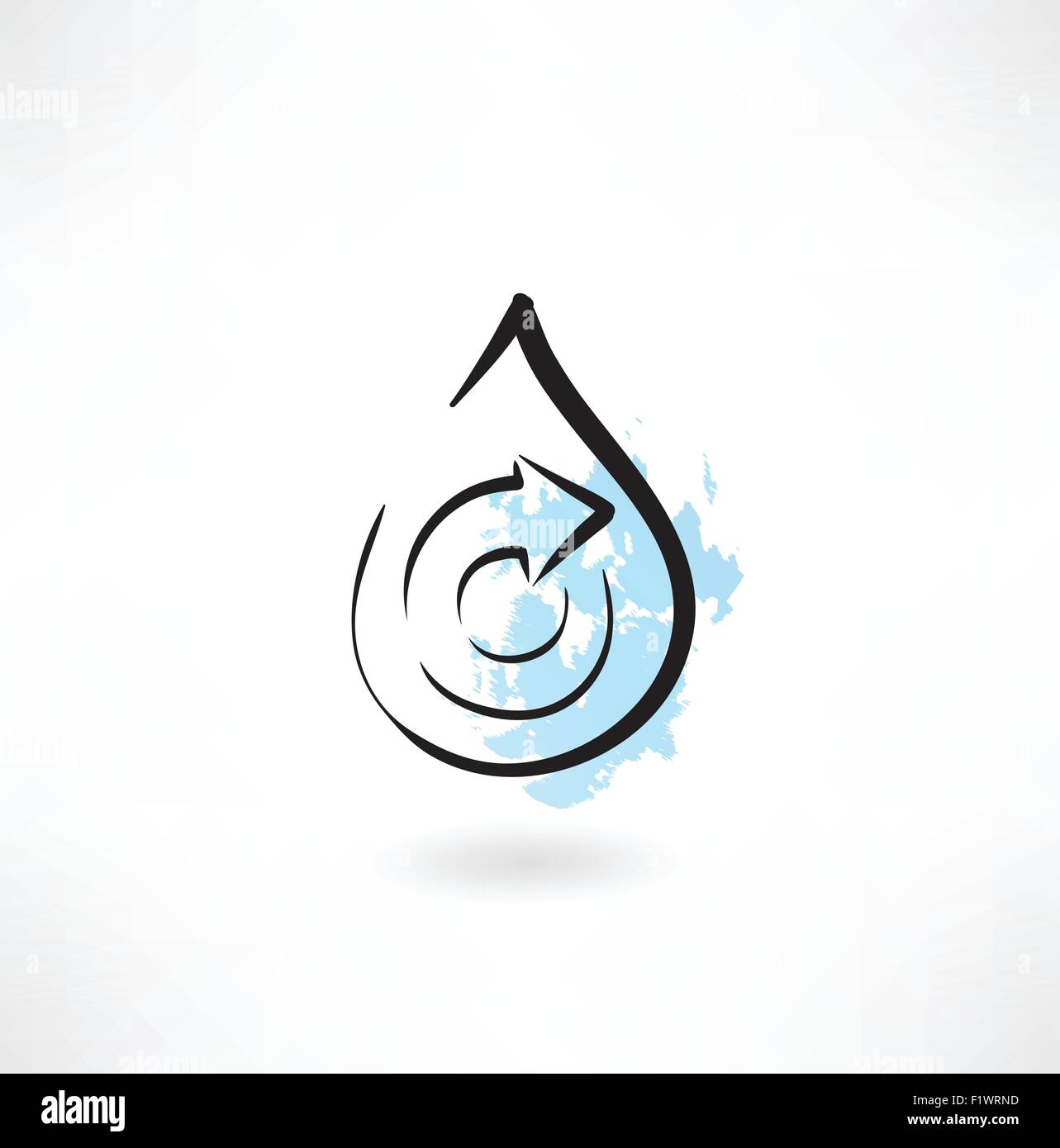 drop arrow icon Stock Vector Image & Art - Alamy