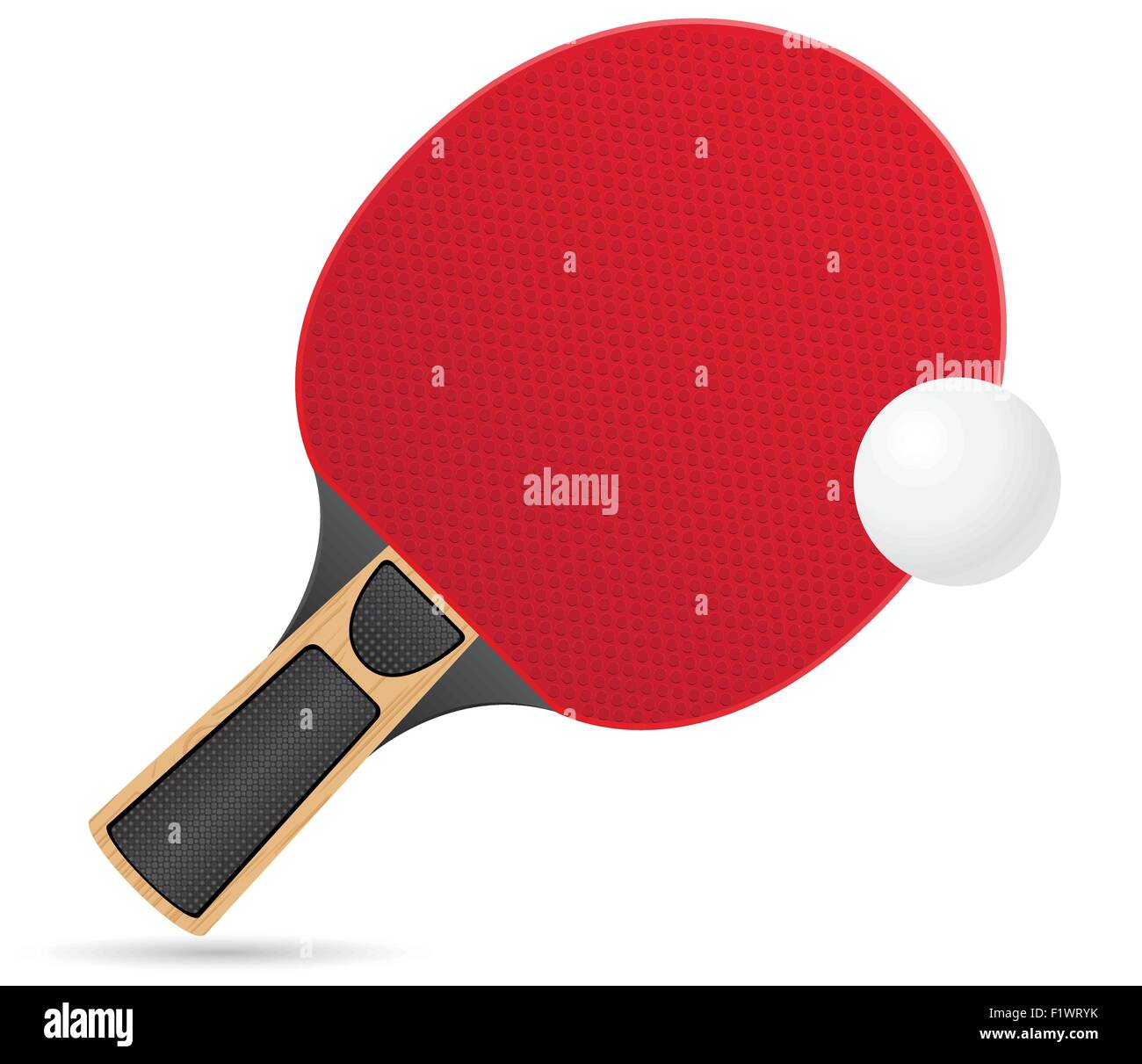 racket and ball for table tennis ping pong vector illustration isolated ...