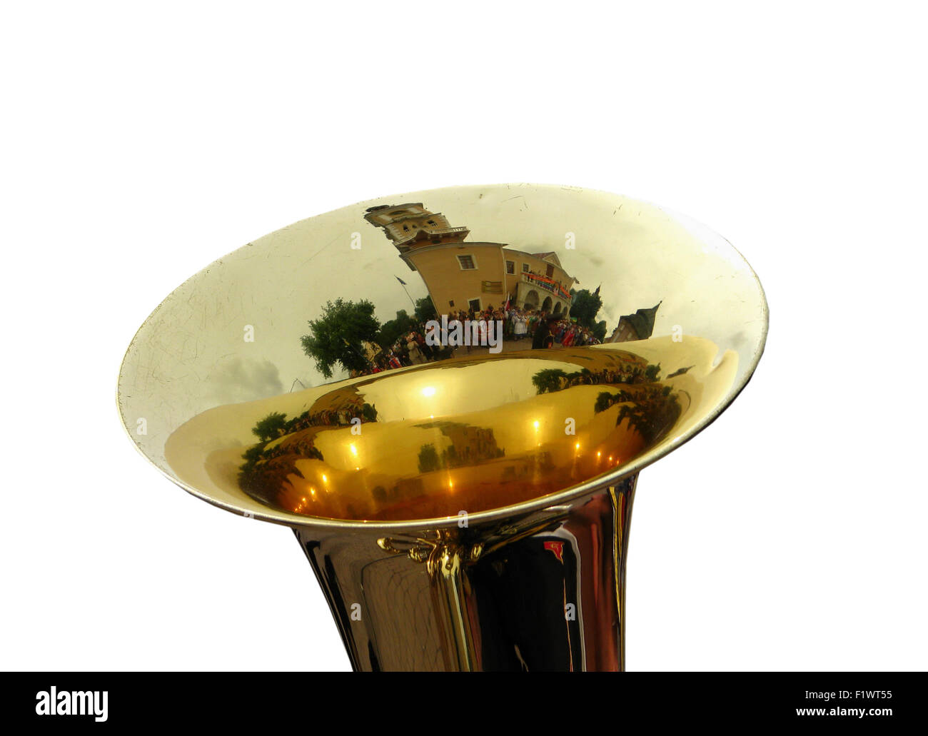 display in the music trumpet Stock Photo - Alamy