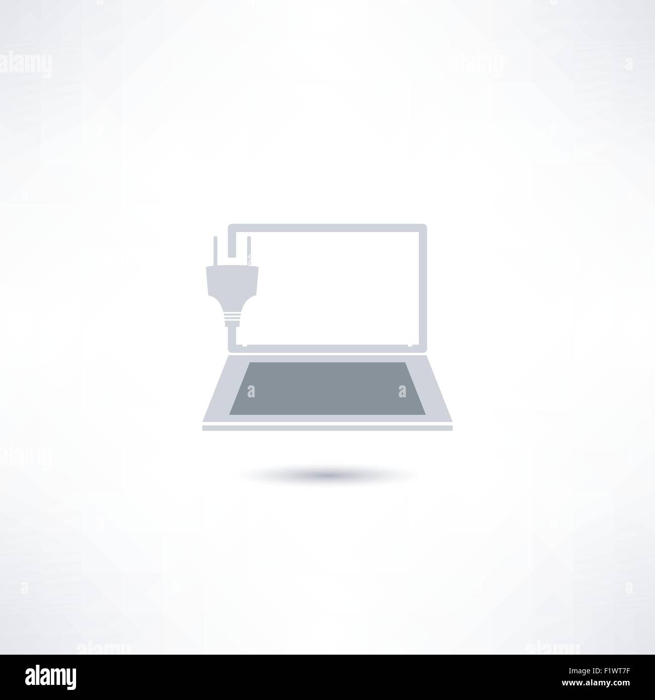 Laptop charging icon Stock Vector Image & Art - Alamy