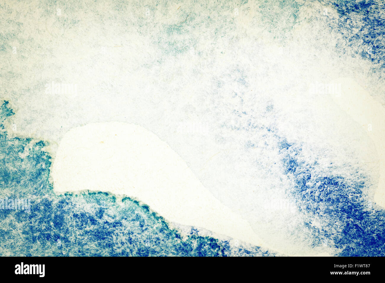 Abstract hand drawn blue watercolor background Stock Photo - Alamy