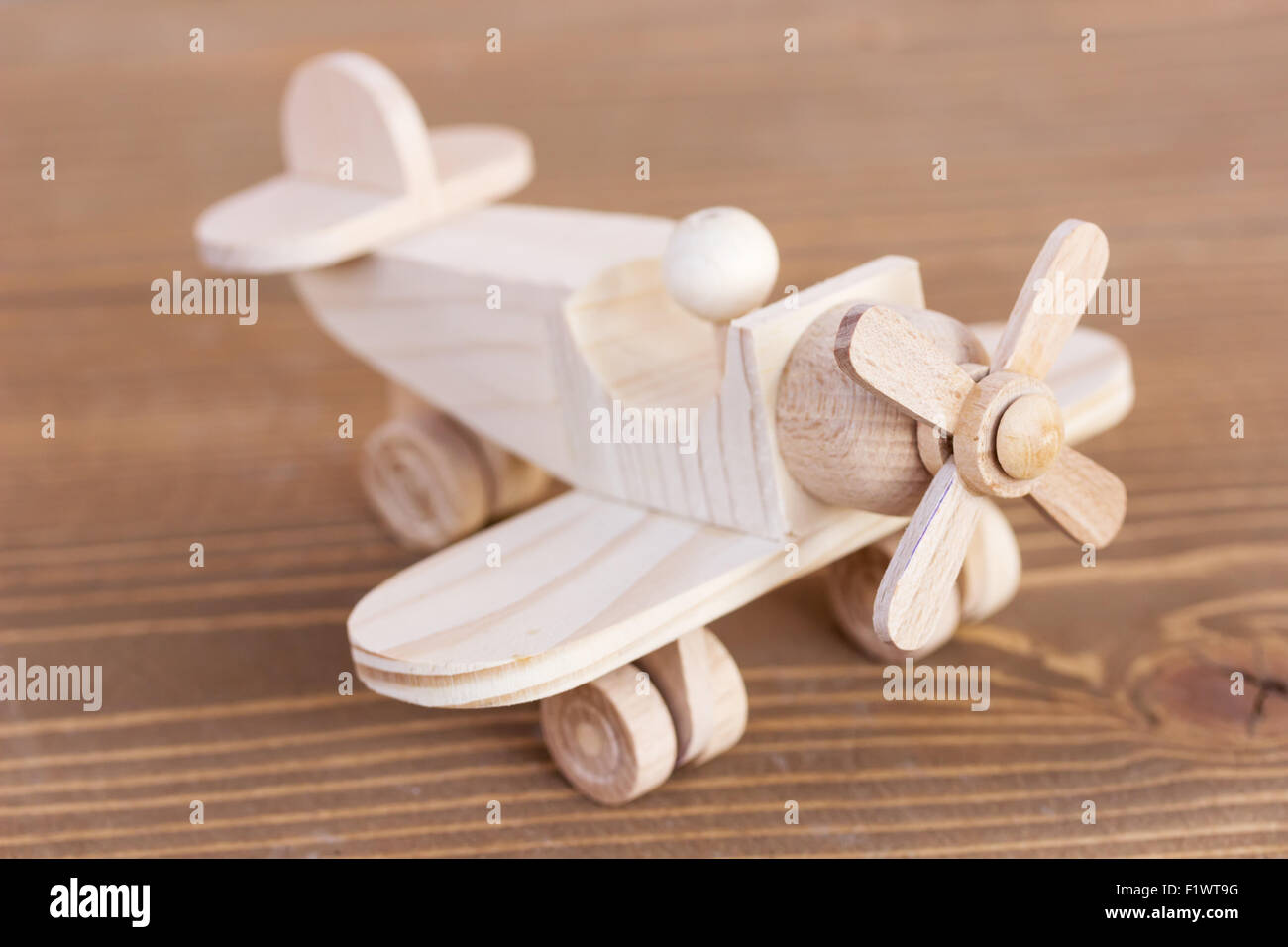 wooden model of plane Stock Photo - Alamy