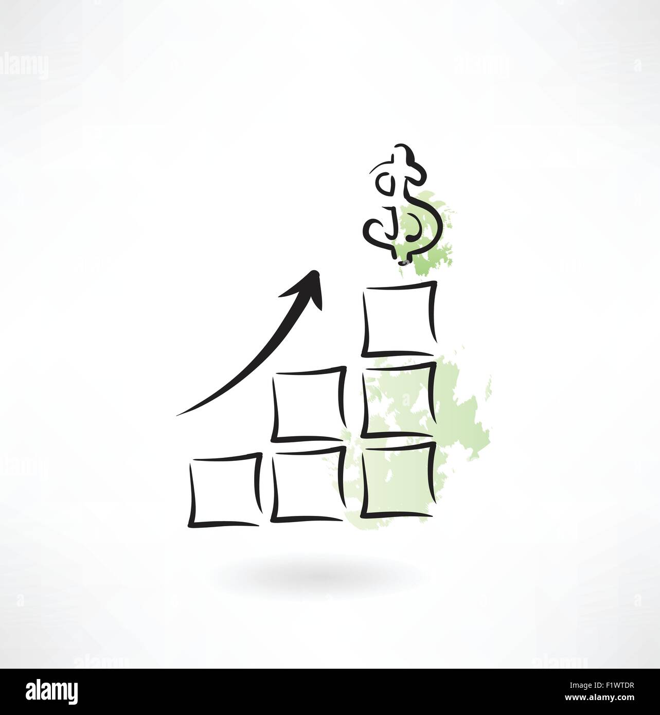 Diagram currency icon Stock Vector Image & Art - Alamy