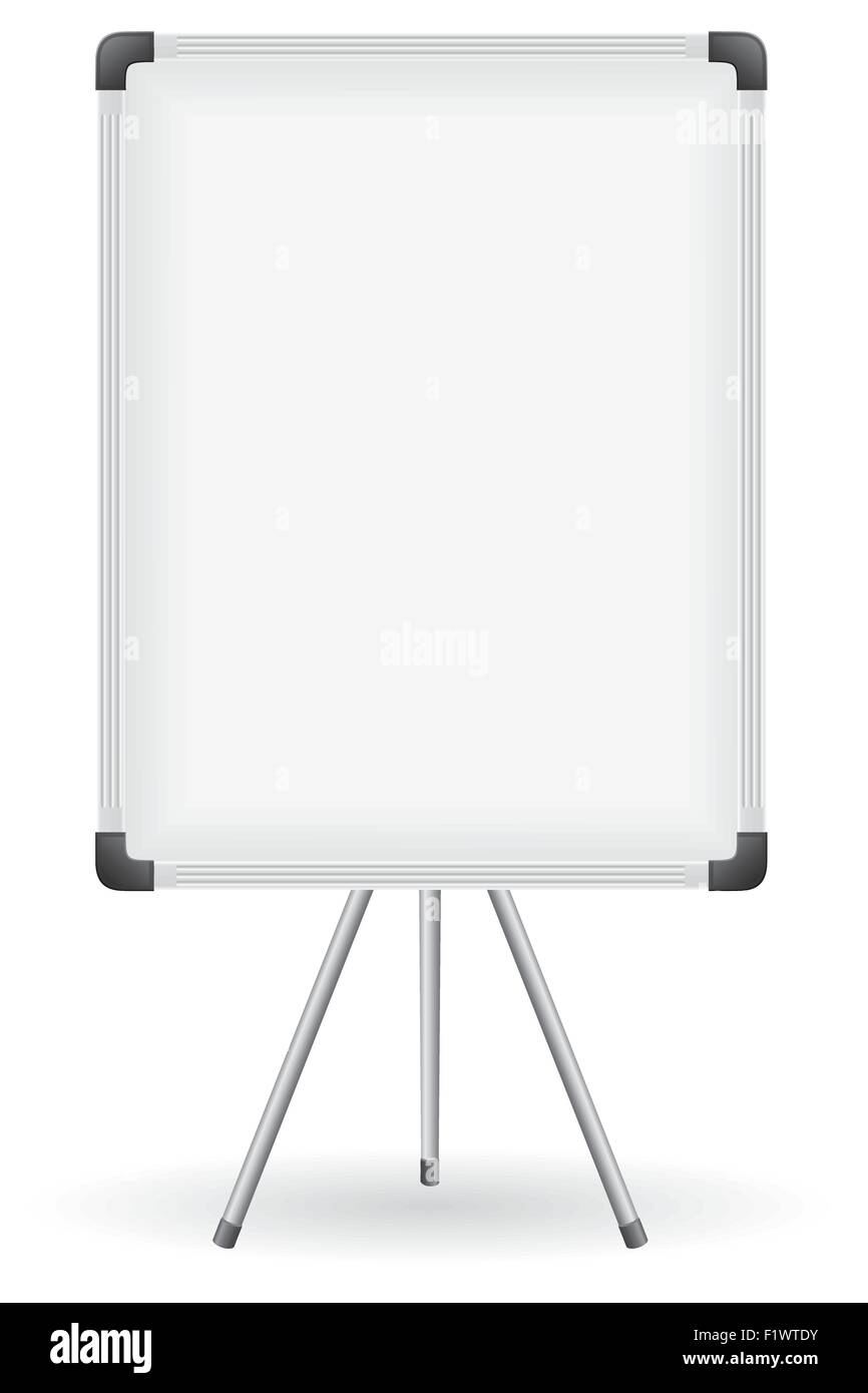 plastic school board for writing marker vector illustration isolated on ...